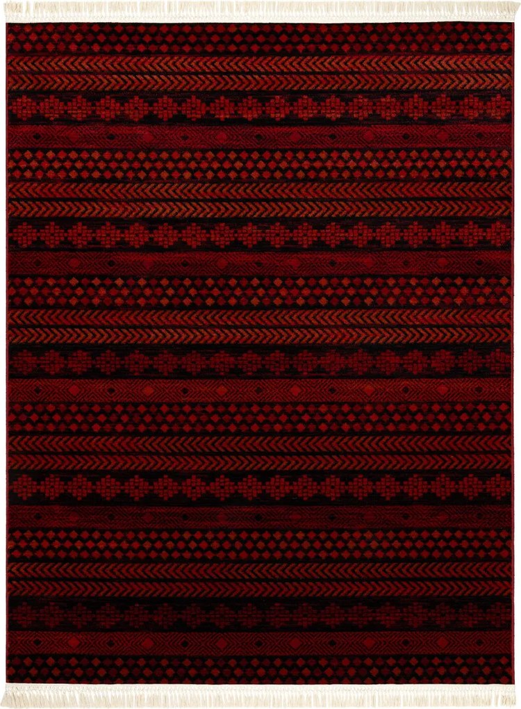 Dywany Łuszczów, Kusový koberec Orient 5132 vínový, 100x200, červená, kancelář