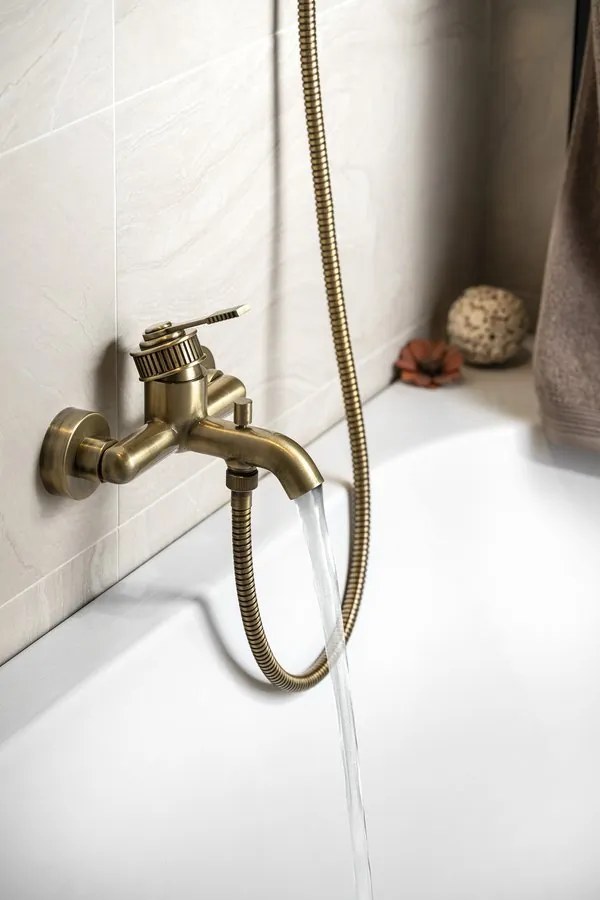 Sapho Sapho, VERSI nástěnná vanová baterie, bronz, RV010/18