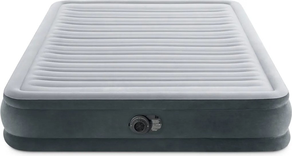 Nafukovací matrace s automatickou pumpou DELUXE III šedá
