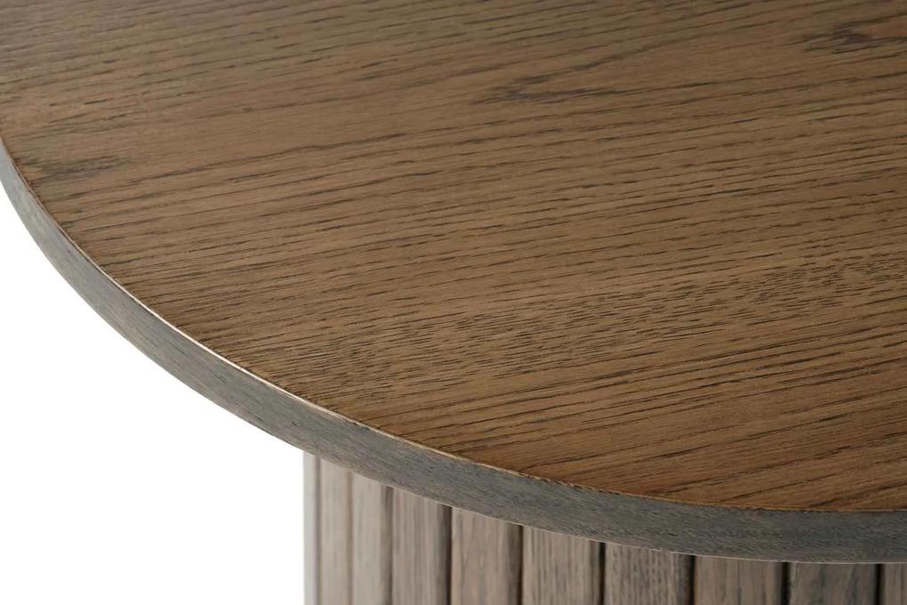 Designový odkládací stolek Vasiliy 50 cm kouřový dub