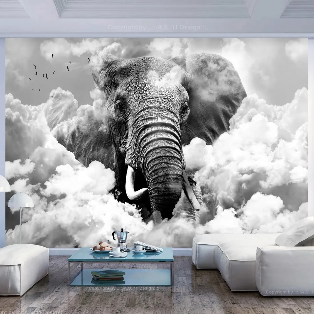 Fototapeta slon v oblacích - Elephant in the Clouds - 100x70