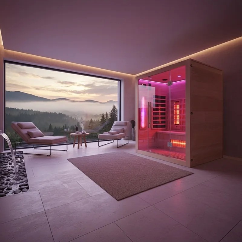 BPS-koupelny Infrasauna Relax HYD-2911 150x120, 3-4 osoby