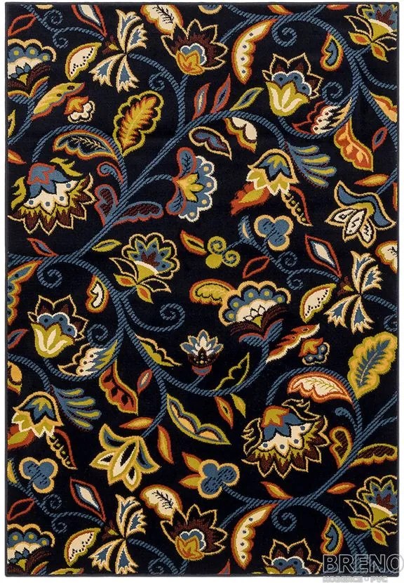 Breno Kusový koberec STANDARD SOFIA Navy Blue, 170x240 cm, Vícebarevné