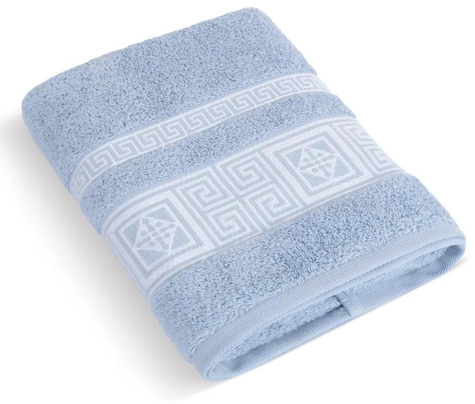 Bellatex froté ručník ŘECKÁ KOLEKCE, světle modrý, 50x100cm