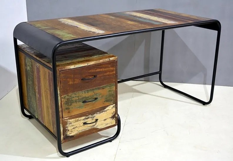 Psací stůl Vintage B, indický koloniální nábytek