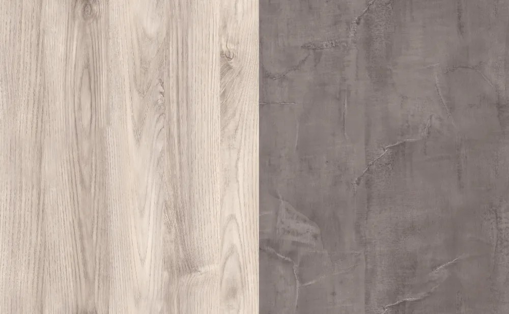 Komoda 3D2S, kaštan nairobi/onyx, JESI NEW