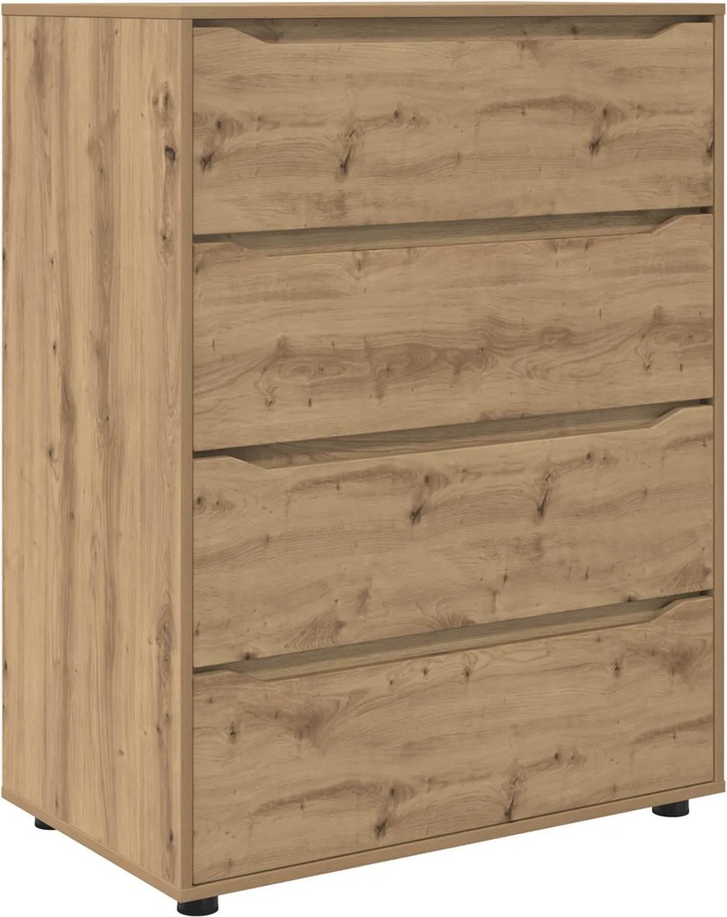 Úložné skříně 80 x 48 x 105 cm Kompozitní dřevo Artisanový dub 3406234