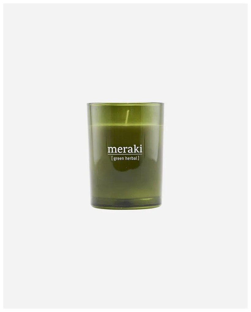 Vonná svíčka Green Herbal 220 g Meraki