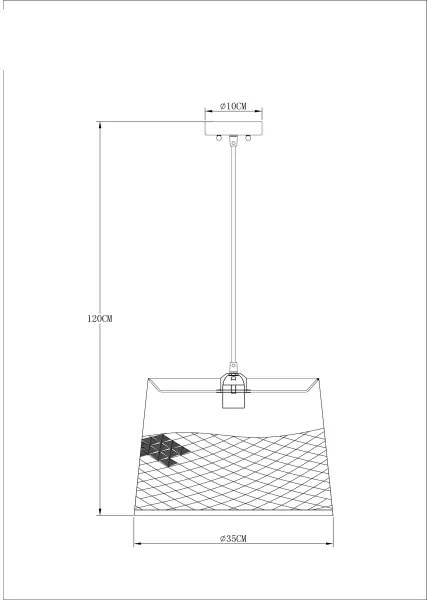 Globo 15315S - Lustr na lanku BECCA 1xE27/60W/230V