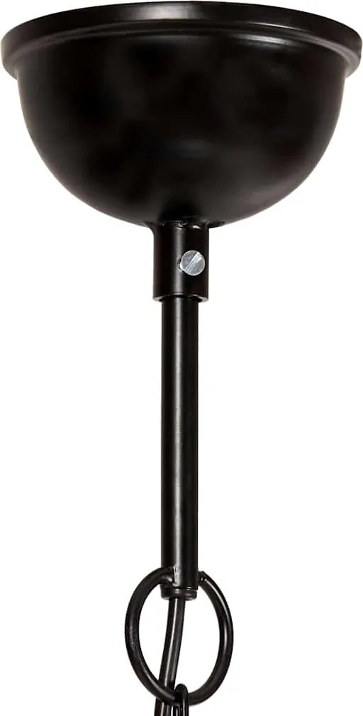 Industriální závěsné svítidlo 25 W černé kulaté 40 cm E27 320535