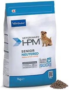 VIRBAC HPM VET HPM Senior Neutered Dog Small & Toy 7kg NEW