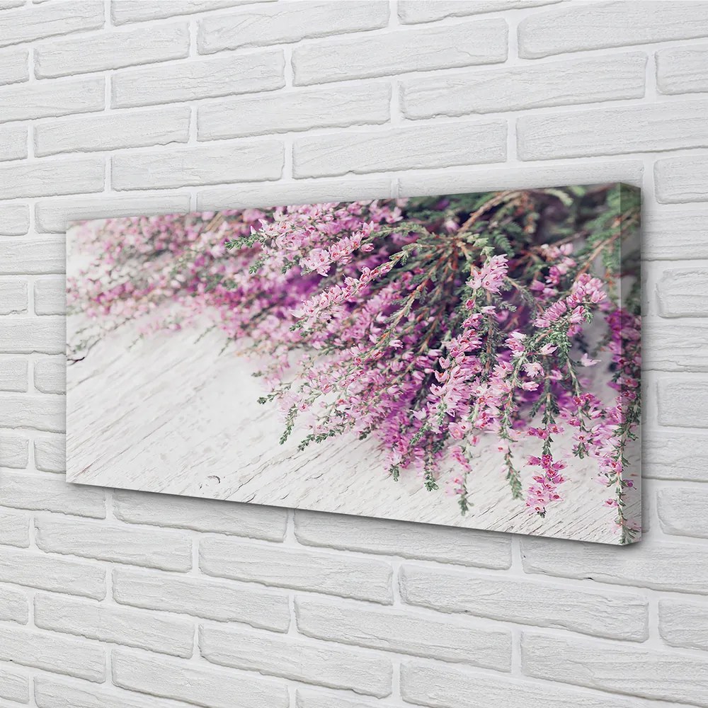 Obrazy na plátně květiny desky 100x50 cm