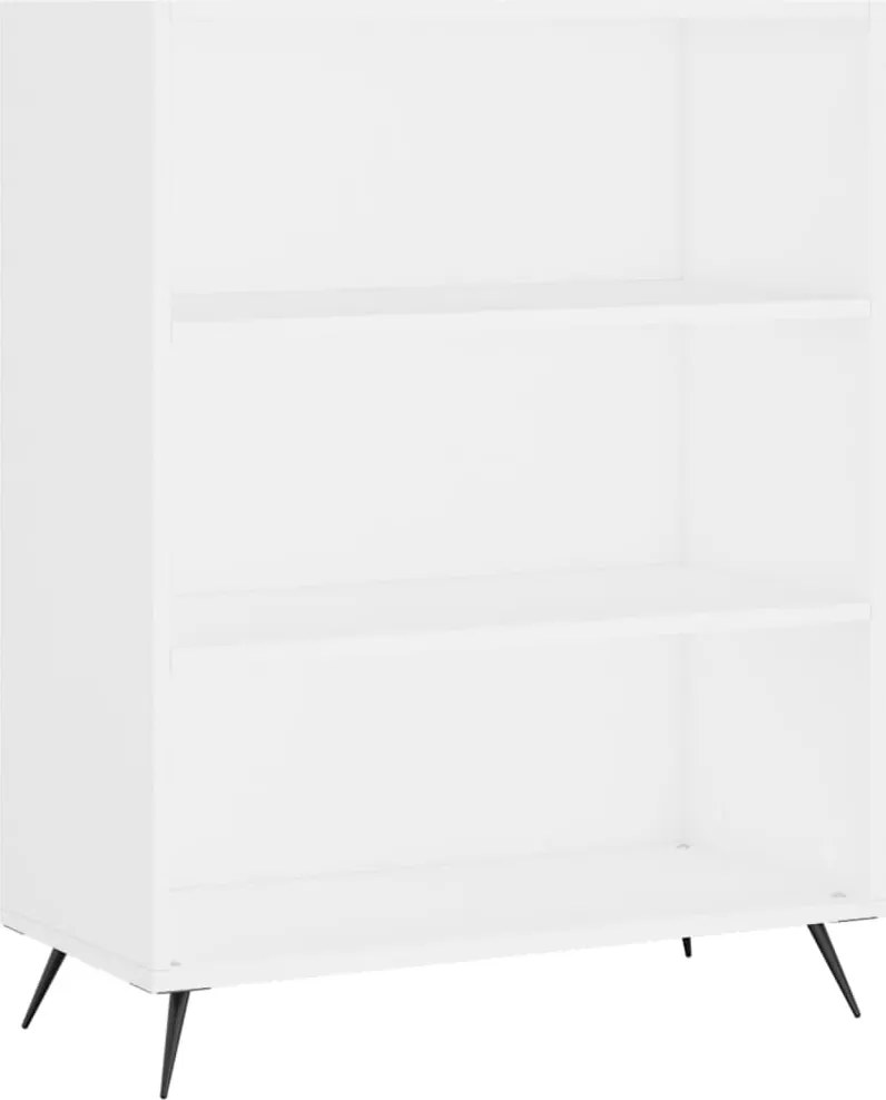 Skříň highboard bílá 69,5 x 34 x 180 cm kompozitní dřevo 3196043