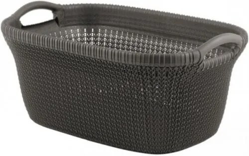 Curver koš na čisté prádlo KNIT 40 l - hnědý 03677-X59