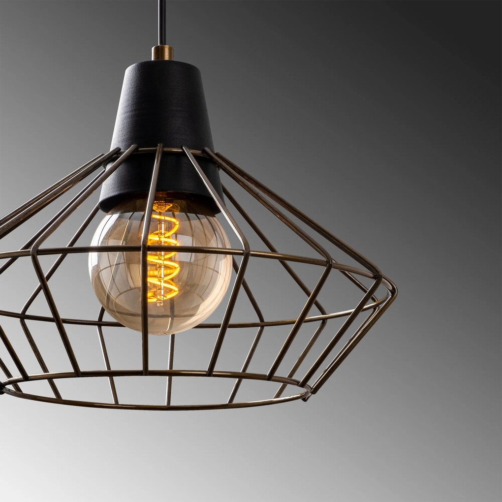 OPVIQ Závěsné osvětlení WIRE mosaz 584TTM1452
