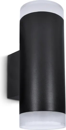 BRILAGI - LED RGBW Venkovní nástěnné svítidlo MATERA 2xGU10/4,8W/230V černá IP54