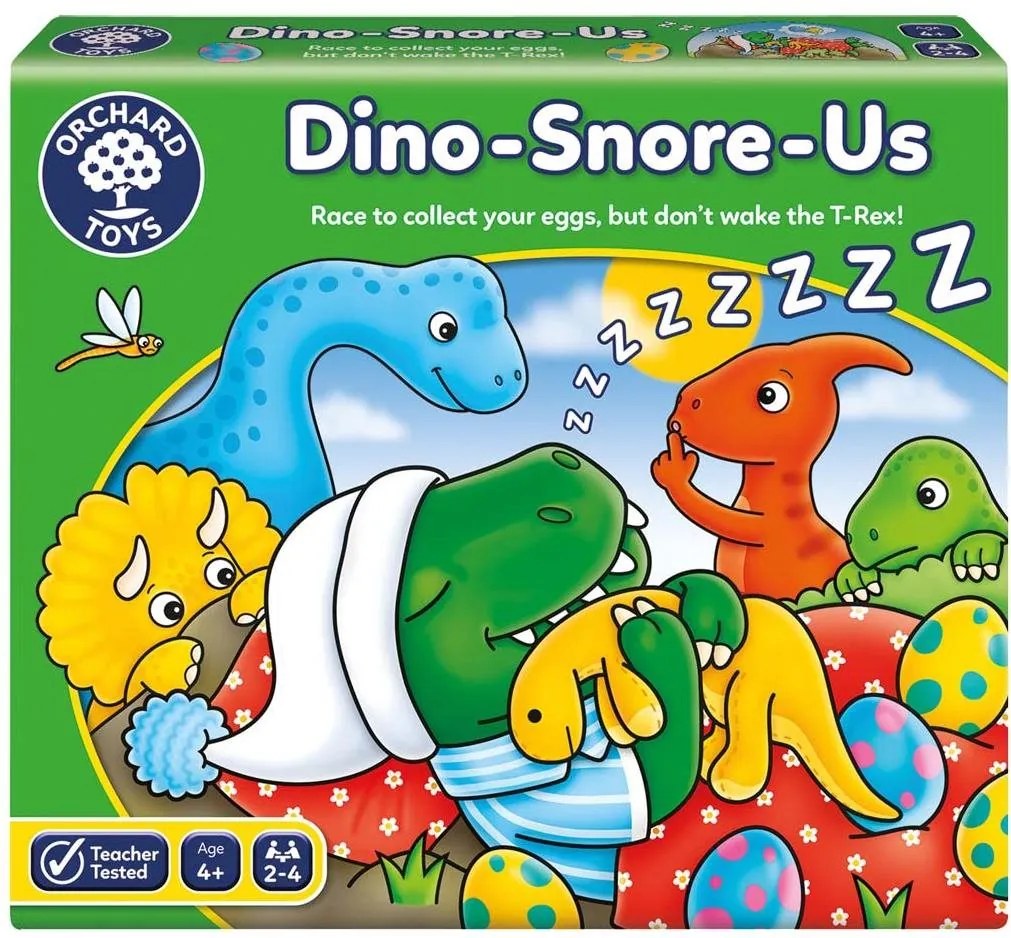 Orchard toys vzdělávací hra - chrápající dinosaurus