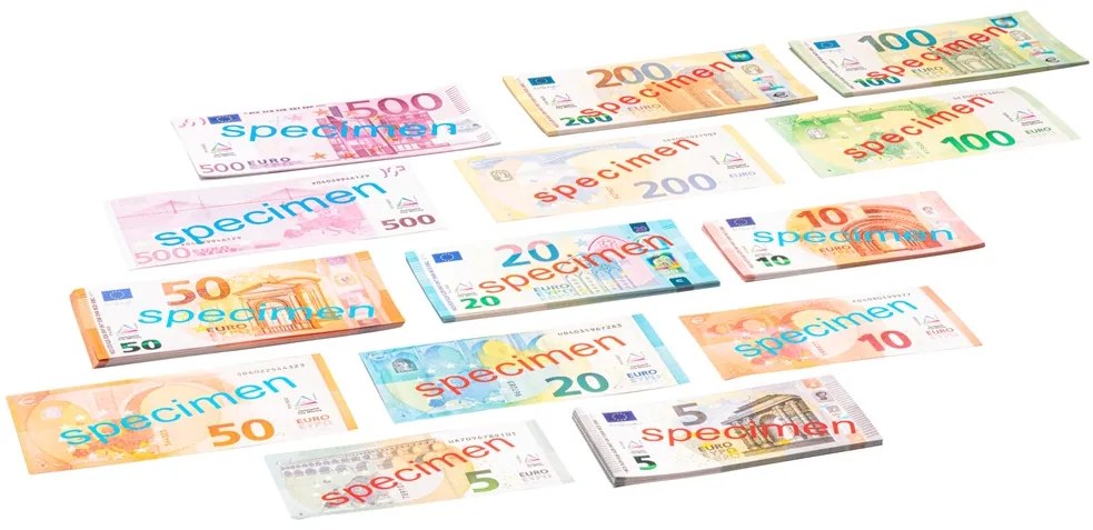 Wissner Hrací peníze Eura 140 ks