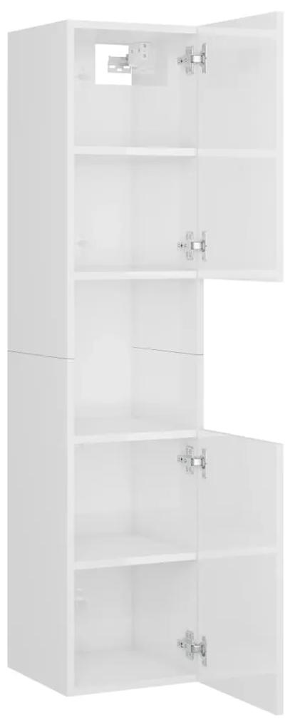 Koupelnová sestava bílá kompozitní dřevo,  3070910