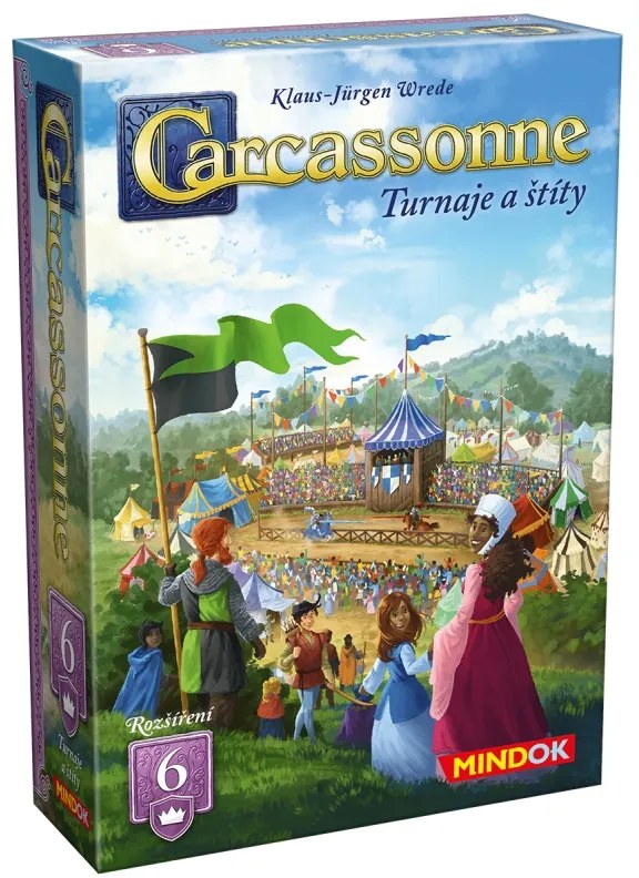 Carcassonne rozšíření 6:Turnaje a štíty (2025)