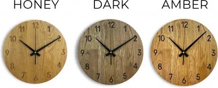 Minimalistické dubové nástěnné hodiny, tichý quartzový pohon, moderní dekorace I SENTOP MAS002-akcia20