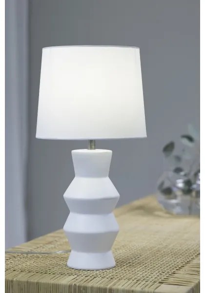 Markslöjd 108448 - Stolní lampa SIENNA 1xE27/40W/230V bílá