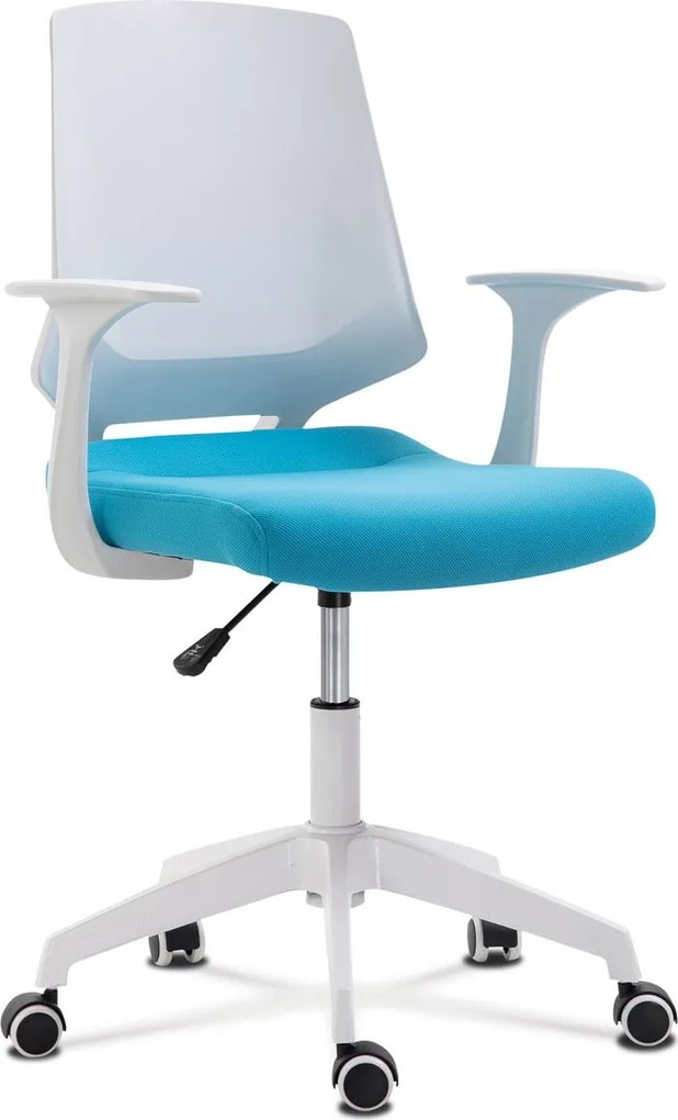 Autronic Dětská židle KA-R202 BLUE, modrá/bílý plast