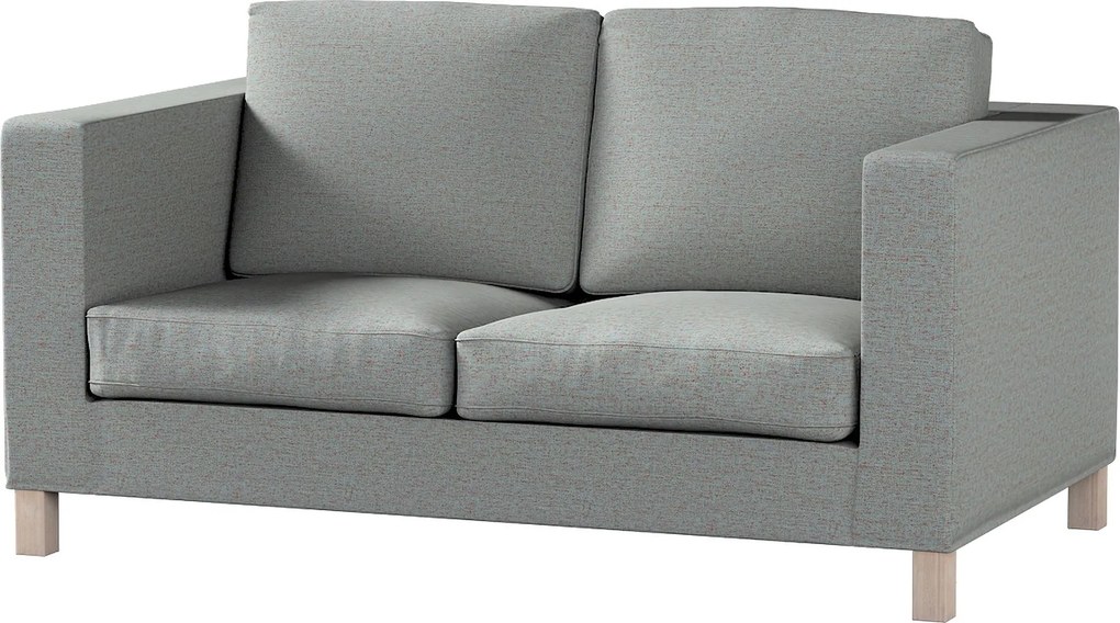 Potah na pohovku IKEA Karlanda 2-místná, krátký barva modrá látka pletený vzor