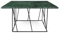 Tone Hone Konferenční stolek  Boko MRAMOR 75 x 40 cm (Zelený mramor s černou ocelí)