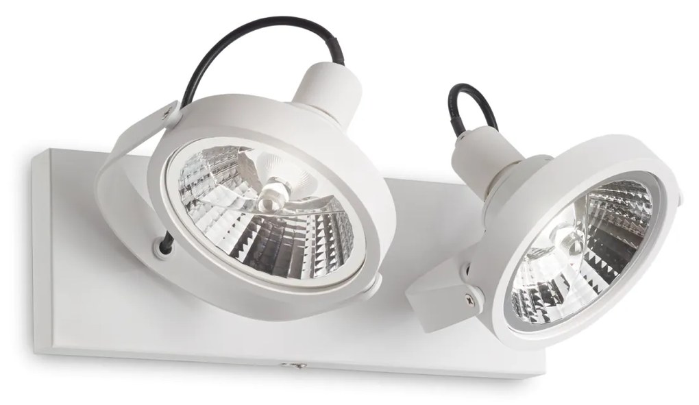 Stropní svítidlo Ideal lux 200200 Glimt PL2 BIANCO 2xGU10 50W bílá Stropní bodovky