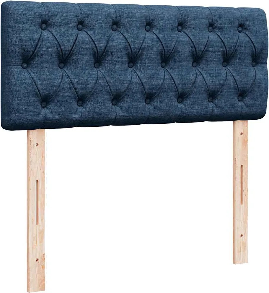 Box spring postel s matrací černá 120x190 cm textil 3285840