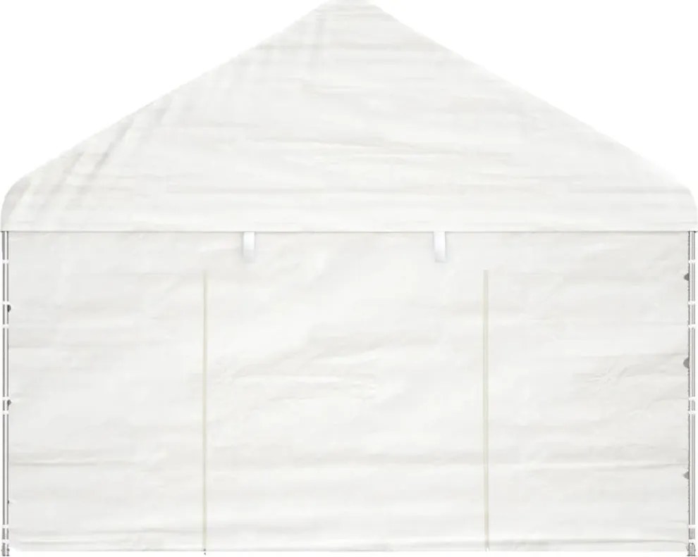 vidaXL Altán se střechou bílý 4,08 x 2,23 x 3,22 m polyethylen [362631]