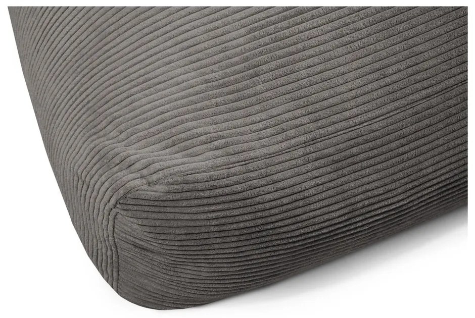 Světle šedý manšestrový sedací vak Sofa Snug – SLOWDOWN