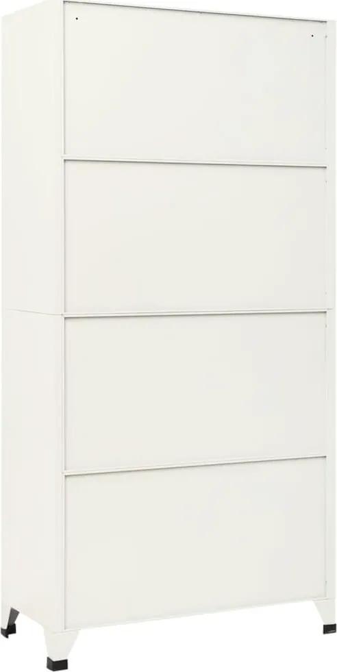 vidaXL Uzamykatelná skříň 90 x 45 x 180 cm ocel [339810] Barva: Světle šedá a tmavě šedá