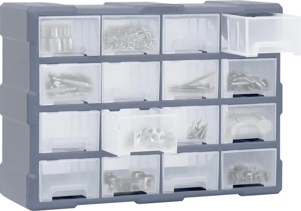 Organizér se 16 středními zásuvkami 52 x 16 x 37 cm 149602