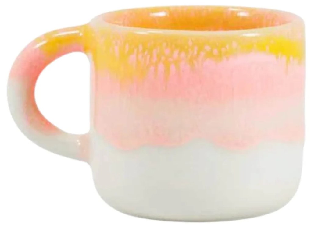 Studio Arhoj Porcelánový hrnek Fruit Jelly Flux 70 ml, růžová barva, porcelán