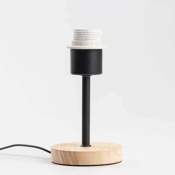 BRILAGI - Stolní lampa BOBO WOOD 1xE27/25W/230V dub/černá/krémová/králíčci