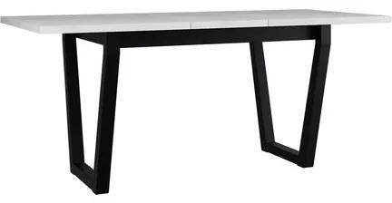 Rozkládací stůl Elarno 80 x 140/180 II, Barva dřeva: dub grandson - L, Barvy nožiček: černý kov