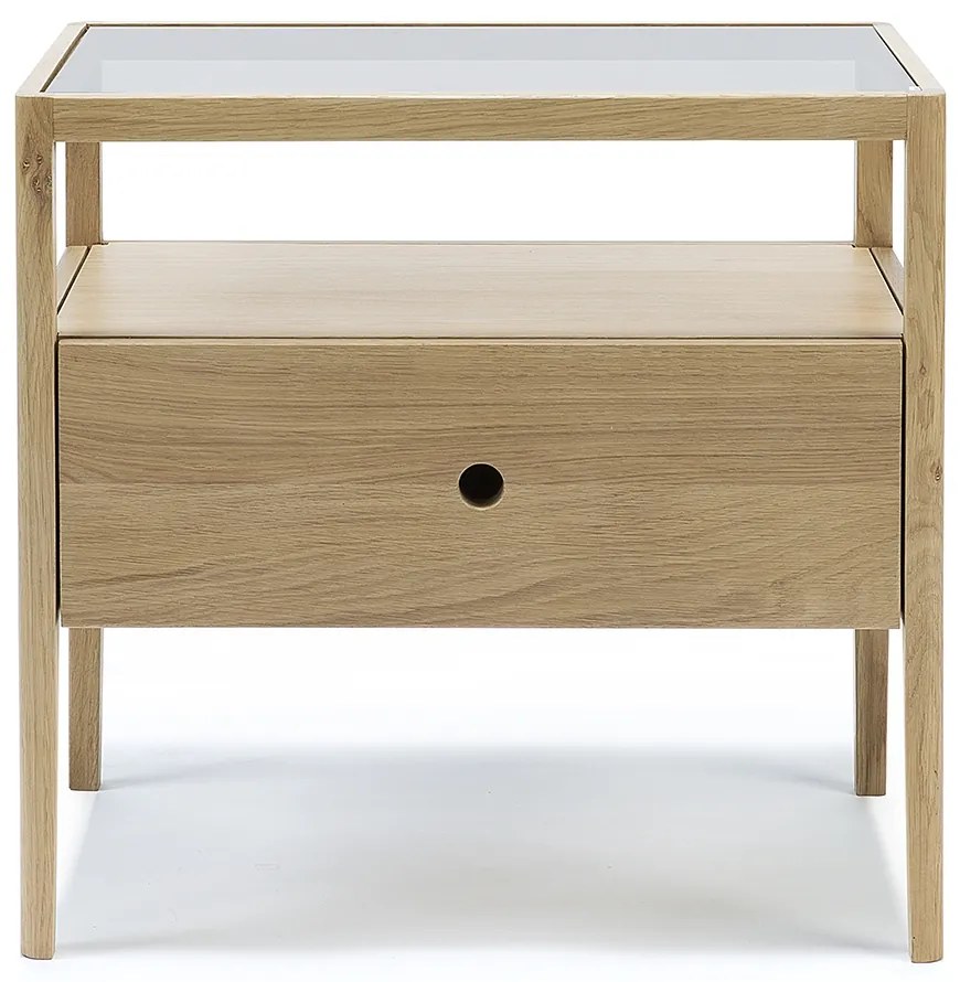 Ethnicraft designové noční stolky Spindle Bedside Table