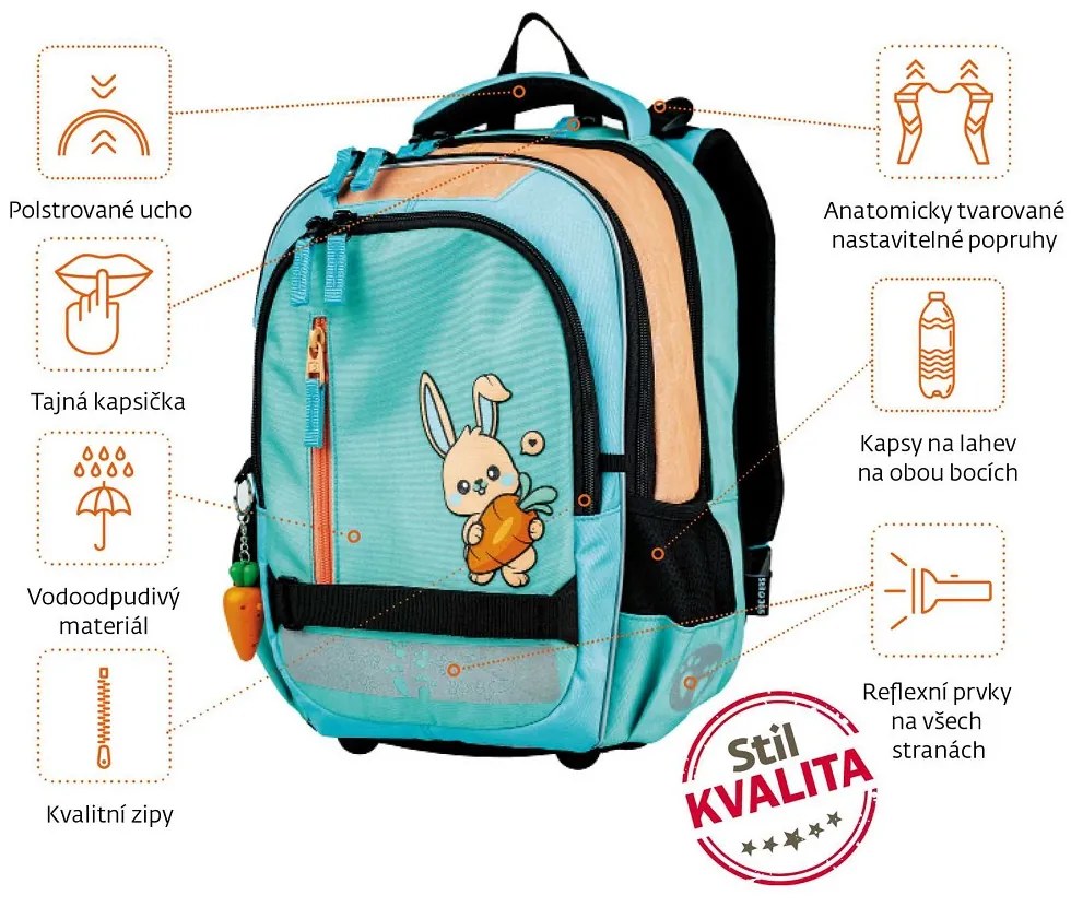 Stil - školní batoh Junior Bunny