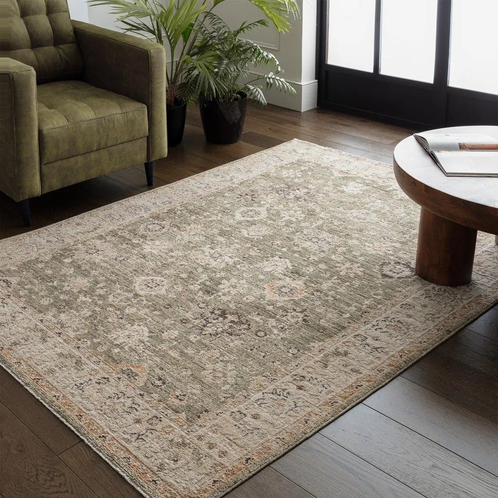 Zelený/béžový ručně tkaný koberec 160x240 cm Heriz Ornate – Asiatic Carpets