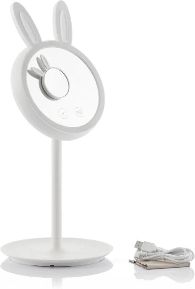 Set stolního a přibližovacího zrcátka s LED osvětlením InnovaGoods Bunny |  BIANO