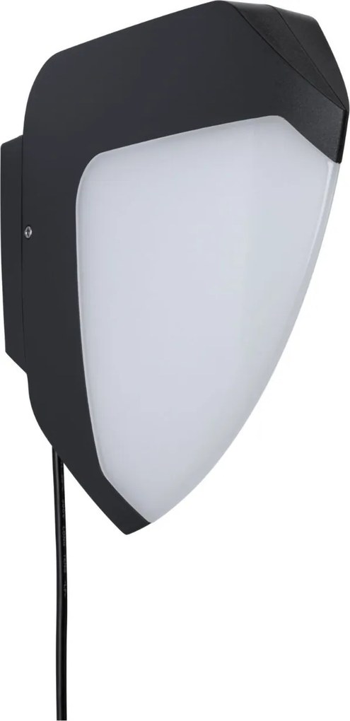 P 94519 Park + Light LED venkovní nástěnné svítidlo Ikosea IP44 50x203mm 3000K 5,6W 12V antracit umělá hmota - PAULMANN