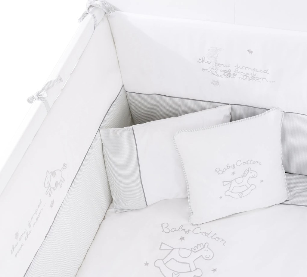 Čilek Dětská rostoucí postýlka s přebalovacím pultem Baby Cotton SET