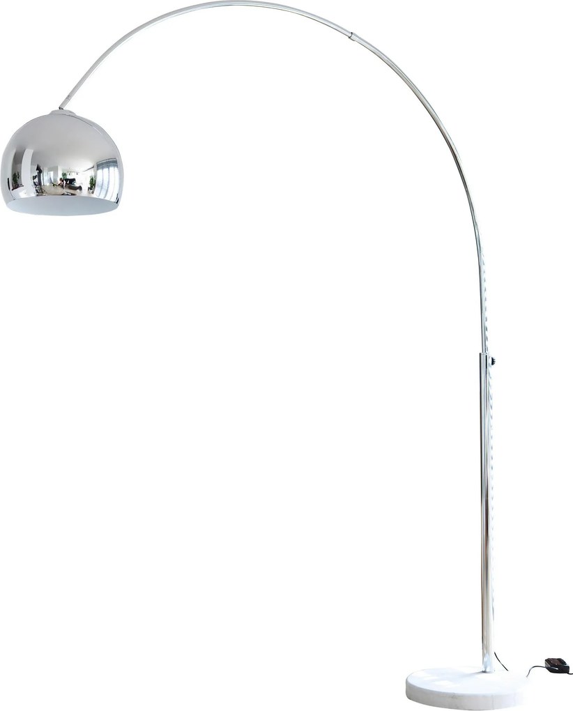 XXXLutz STOJACÍ OBLOUKOVÉ SVÍTIDLO, 155/208/30 cm P & B - Online Only svítidla - 001769024903