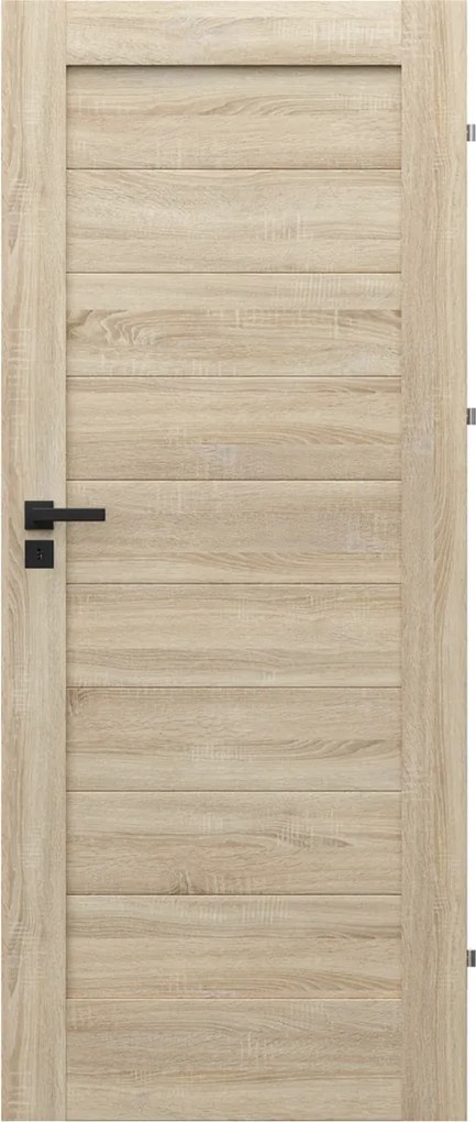 Porta doors Interiérové dveře rámové, 60 P, 60 × 197 cm, fólie, pravé, Sonoma, plné