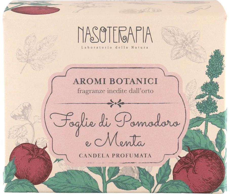 Nasoterapia – vonná svíčka Foglie di Pomodoro e Menta (Rajčatové lístky a máta), 140 g