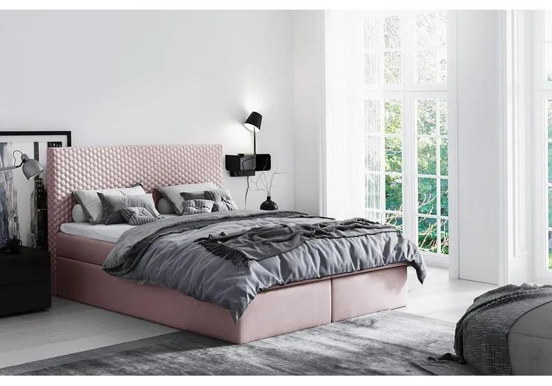 Kontinentální postel Malwa, Rozměr postele: 120 x 200 cm, Barva:: Velluto 10