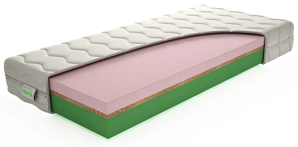 TEXPOL Pohodlná matrace ELASTIC - oboustranná matrace s různými stranami tuhosti 200 x 220 cm