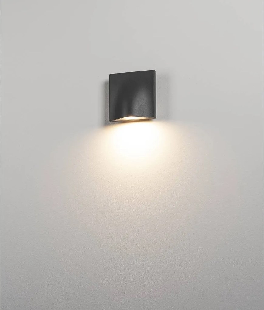 LA 1002503 VILUA I WL venkovní nástěnné nástavbové svítidlo antracit, 3000K IP54 100° 405lm - BIG WHITE (SLV)